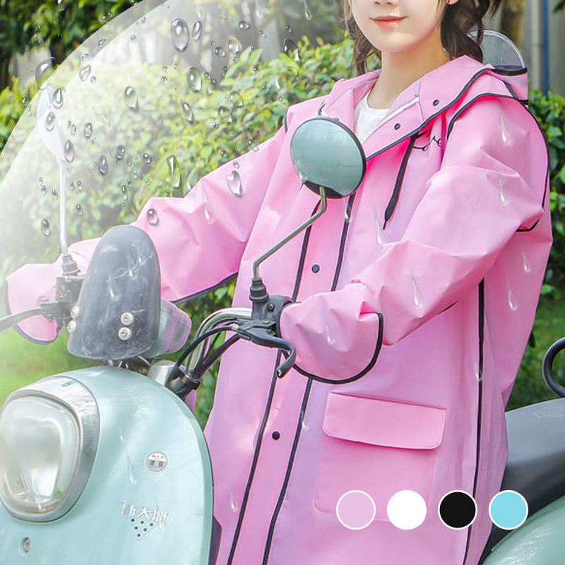 💥Family Essentials💥Reusable Hooded Raincoat with Mask for Adults ...