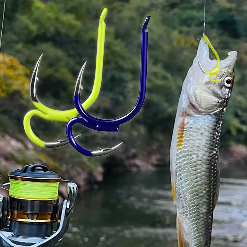Classic Sharp Double Fishing Hooks – homebbc-net